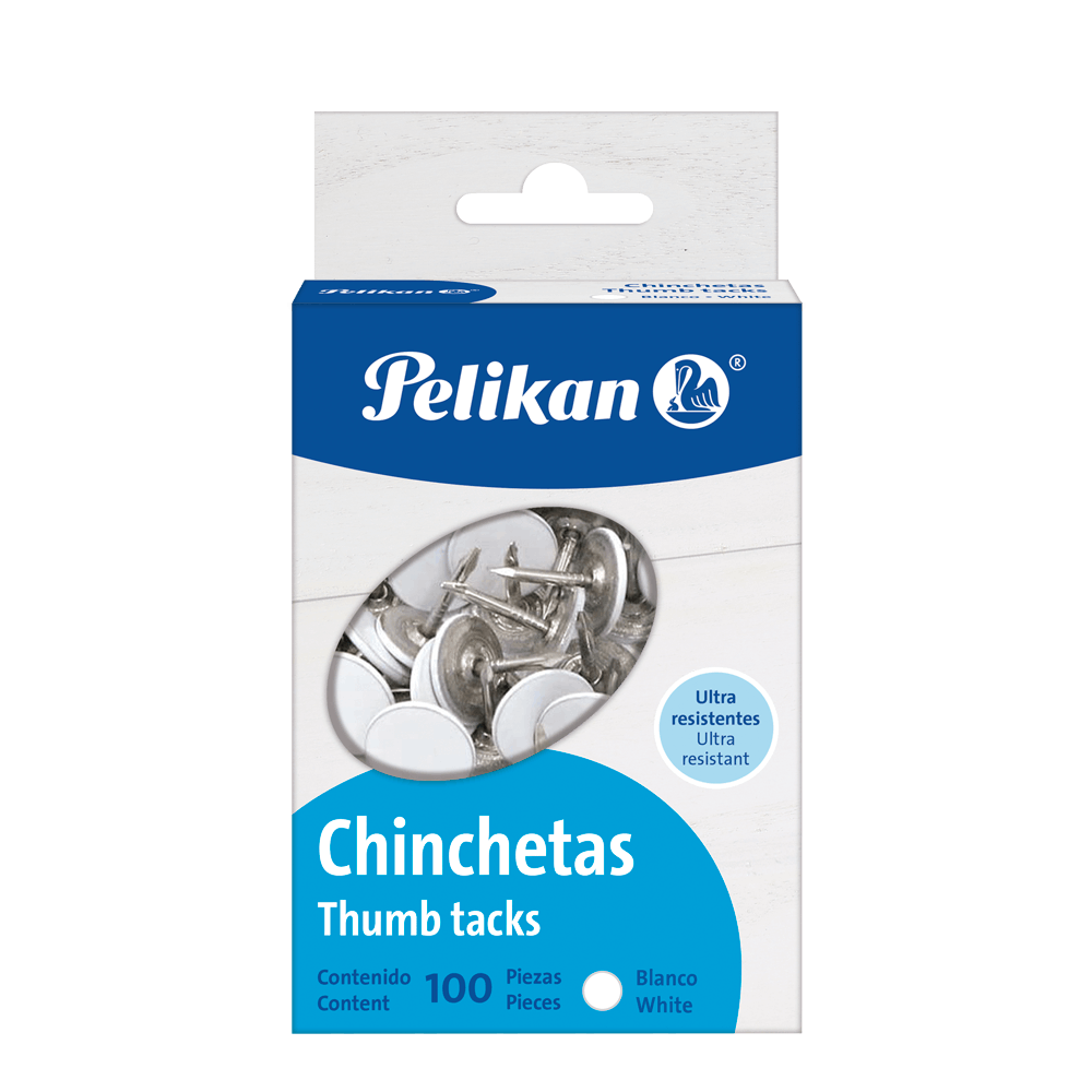 Chinchetas disponible en 6 atractivos colores – Pelikan México